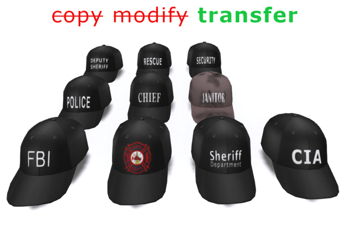 Second Life Marketplace Cap Fatpack For Roleplayers